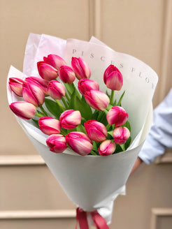 Premium Tulips Flower Bouquet | Fresh Tulips Melbourne | Pisces Flower